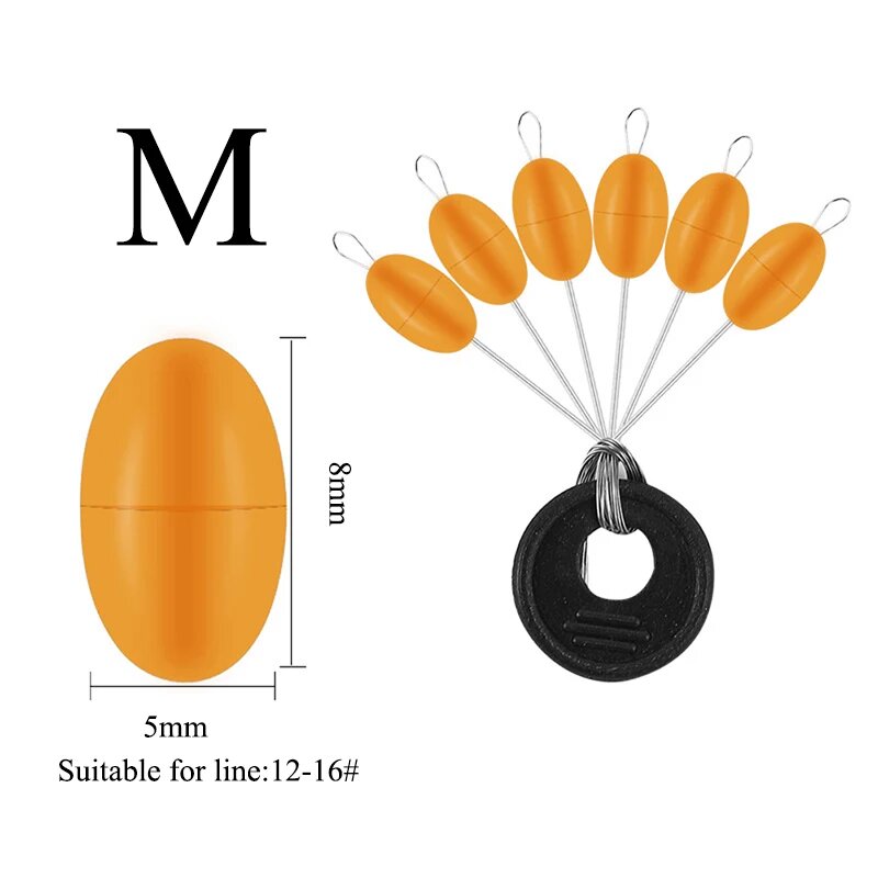 PRO BEROS Поплавки Big Line Stops Space Beans Yellow M 10Set