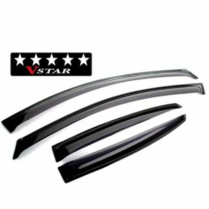 Ветровики дефлекторы V-star на Audi Q3 c 2011г D25074
