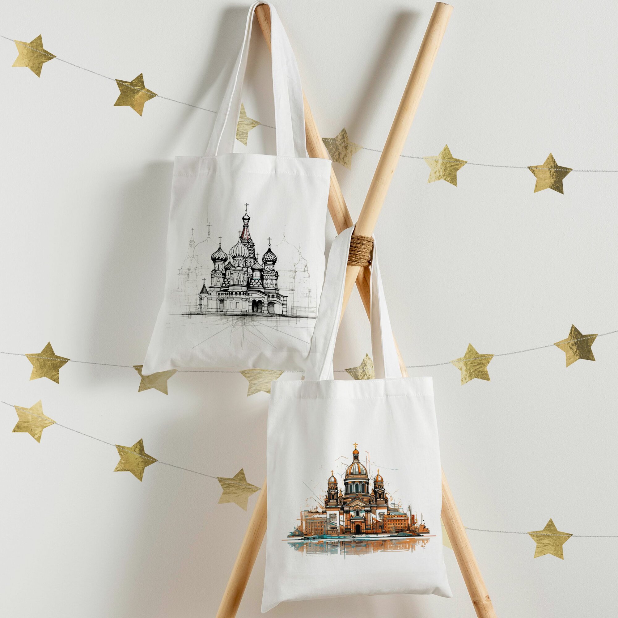 Комплект сумок шоппер, 2 шт.