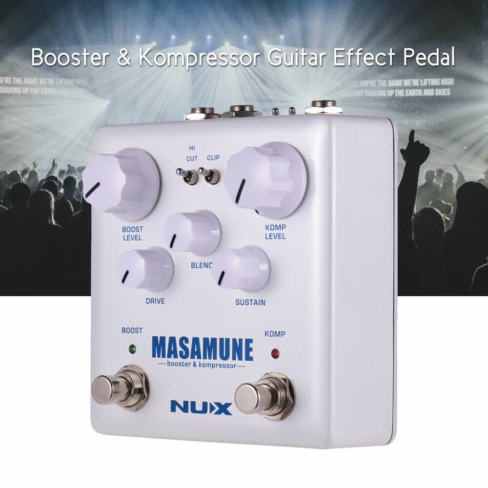NUX MASAMUNE Booster & Kompressor Аналоговый компрессор для гитары