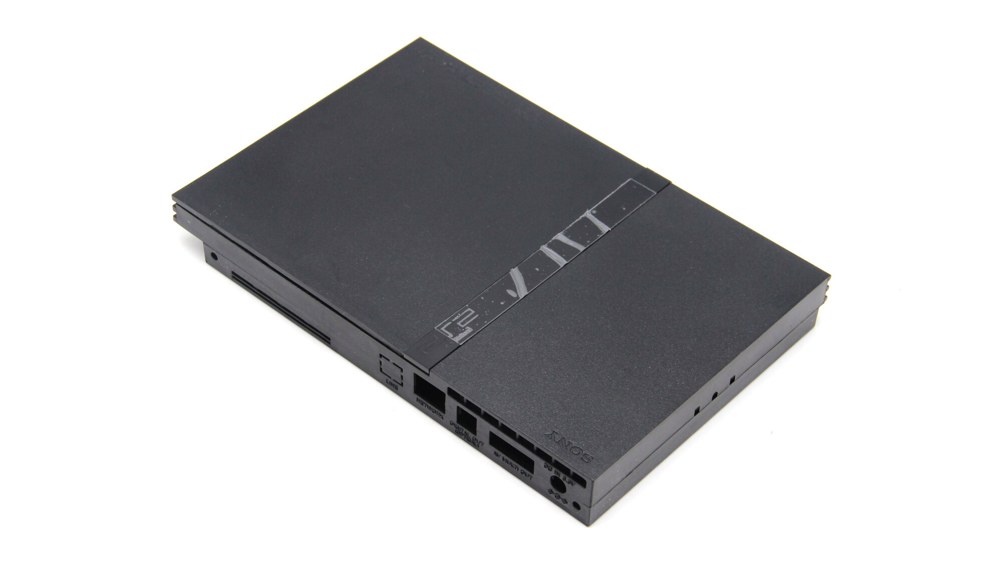 Корпус для приставки Sony PlayStation Slim 70XXX, пластик, черный