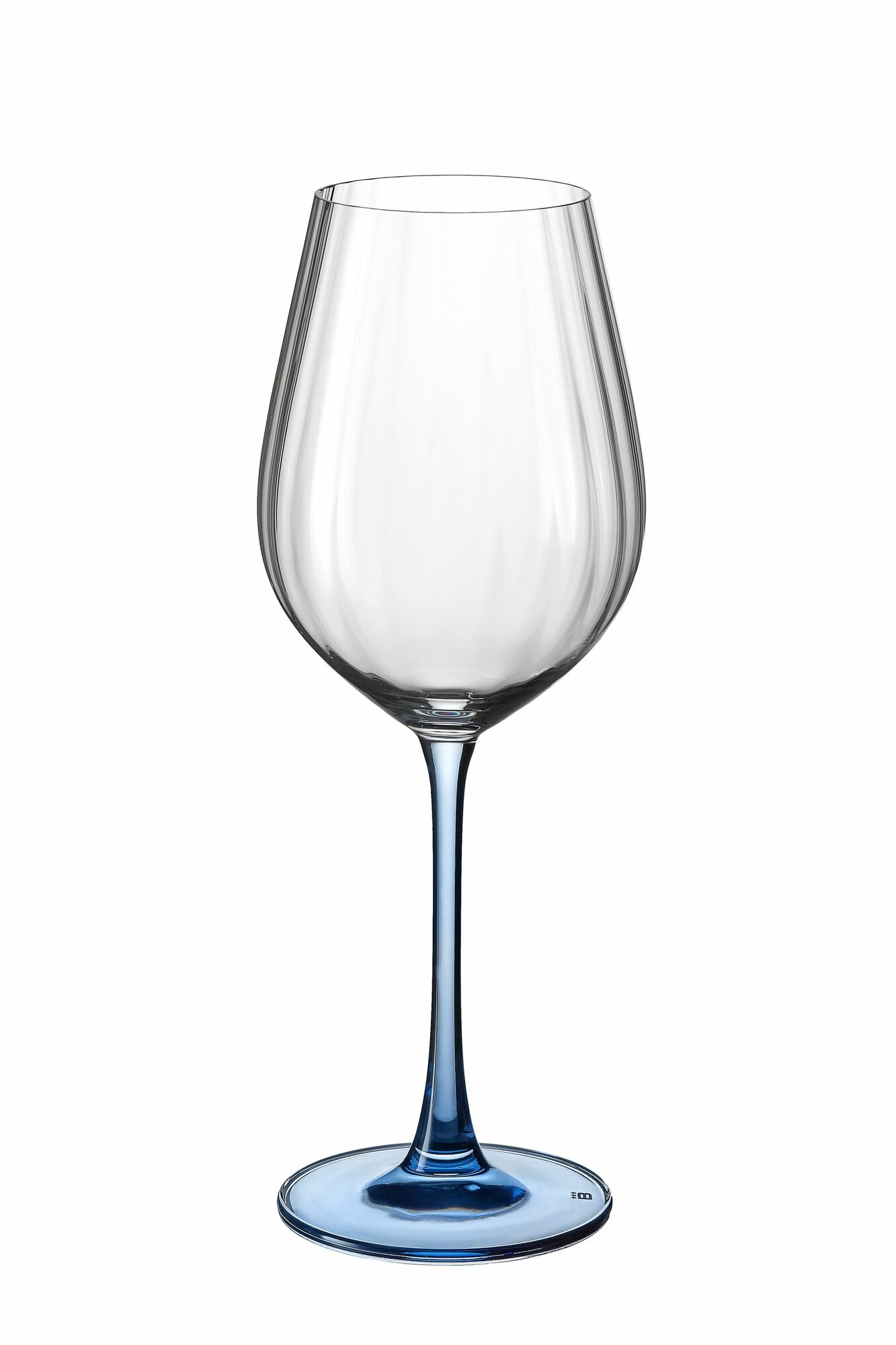 Бокал для красного вина "COLUMBA OPTIC", декор "Синяя ножка", 500 мл (набор 2 шт), Crystal Bohemia/ БСС0508