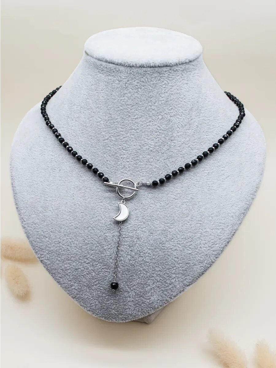 Колье, перламутр, агат