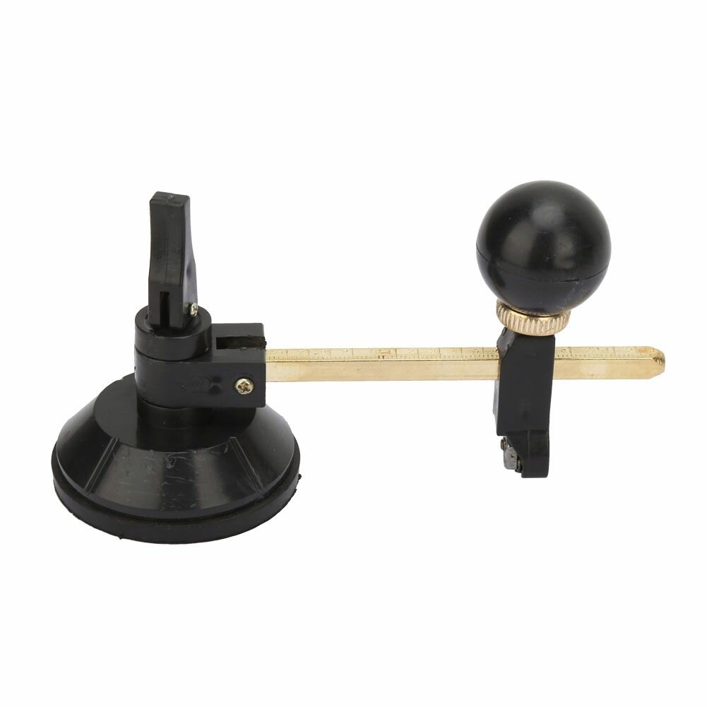 Стеклорез с 6 роликами и присоской для круговой резки. Циркулярный резак 20 см. Прецизионный режущий инструмент для стекла и плитки.