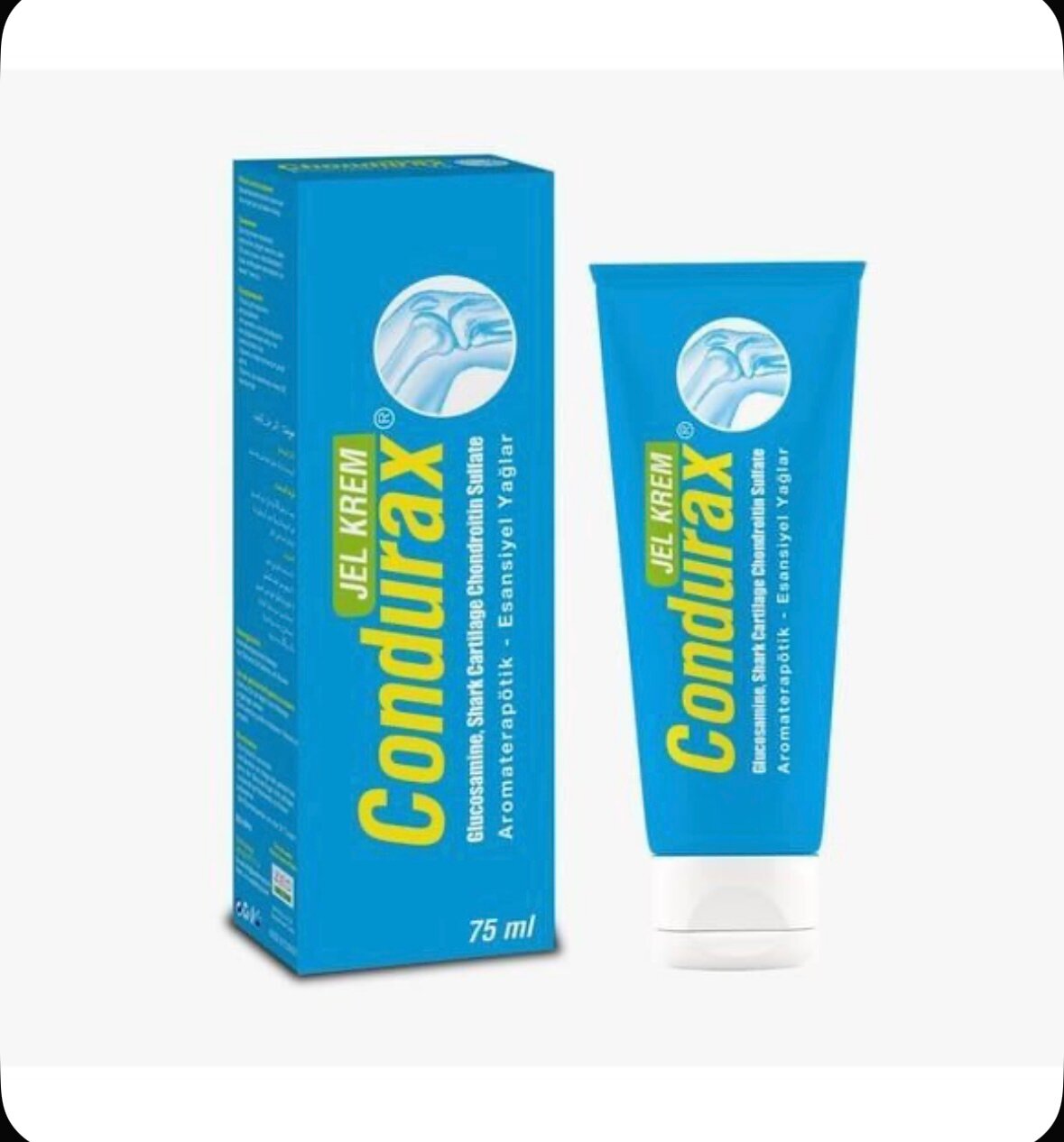 Массажный крем-гель для суставов и мышц Хондуракс Глюкозамин Турция