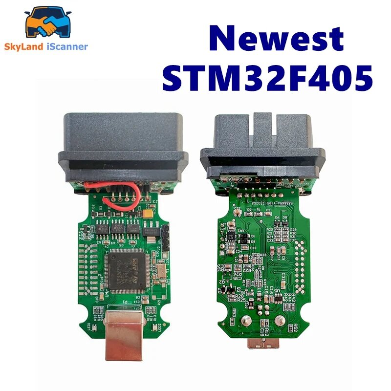Новая Версия 2024 Года: Диагностический Сканер VAG B03-ST STM32F405 23.3.0 SMT OBD2 С Кабелем K-Line Для VW