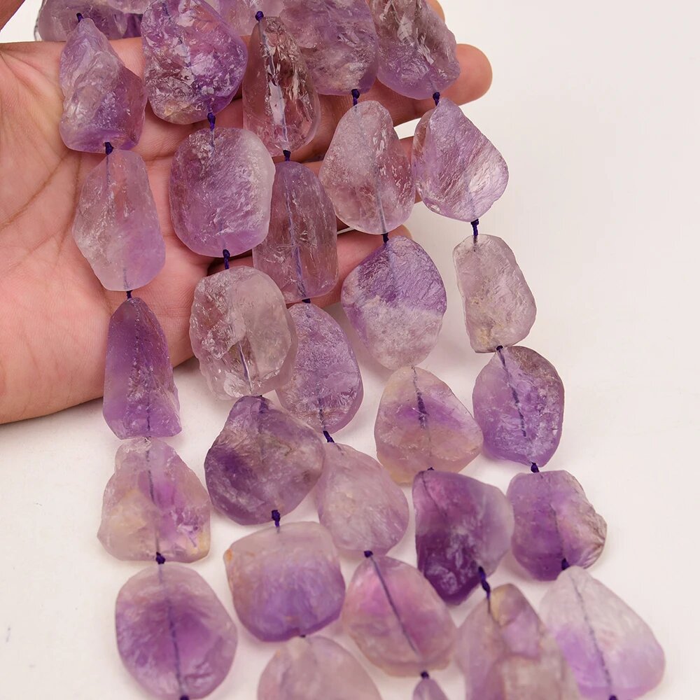 AIPIAODEGUAIGUAI Натуральный аметист-аметрин бусины для бижутерии