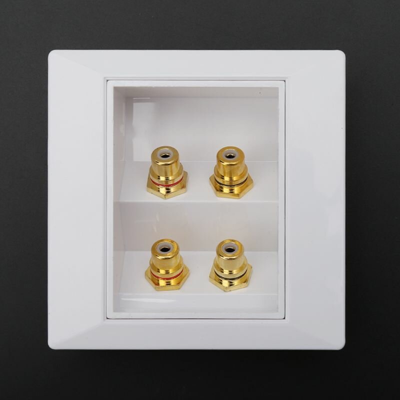 Разъем RCA Lotus panel-две цифры — фото 1