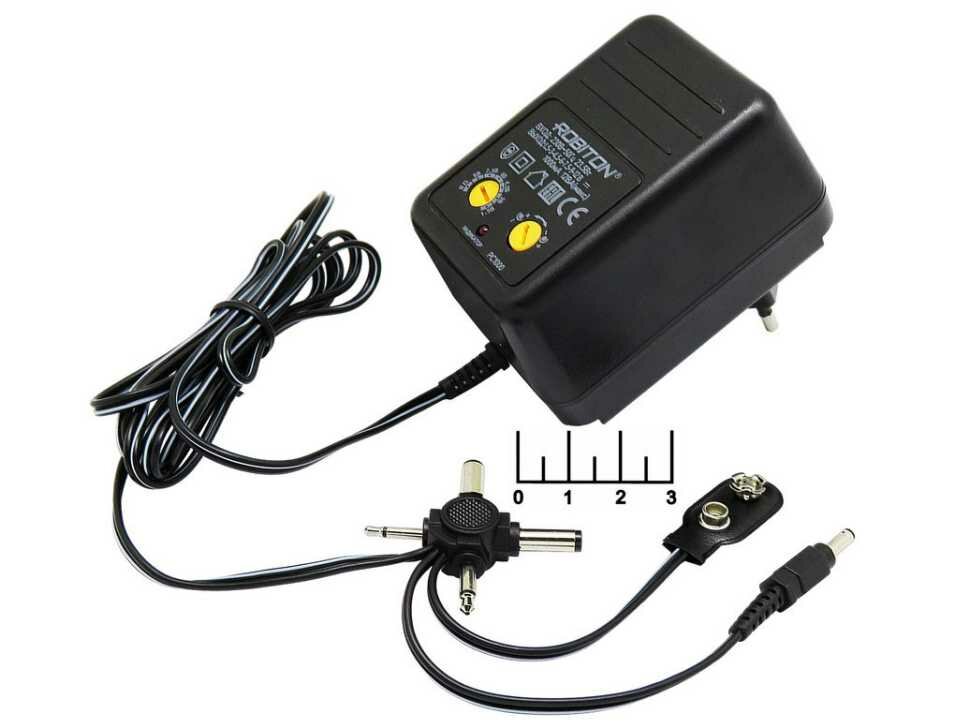 Блок питания 1.5-12V 1A Robiton PC1000