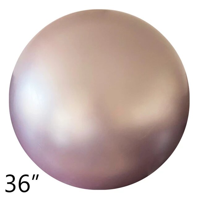 Большие 18-дюймовые и 36-дюймовые латексные металлические круглые шары для украшения свадеб, дней рождения, оптовая продажа золотых, серебряных, синих и хромированных шаров.