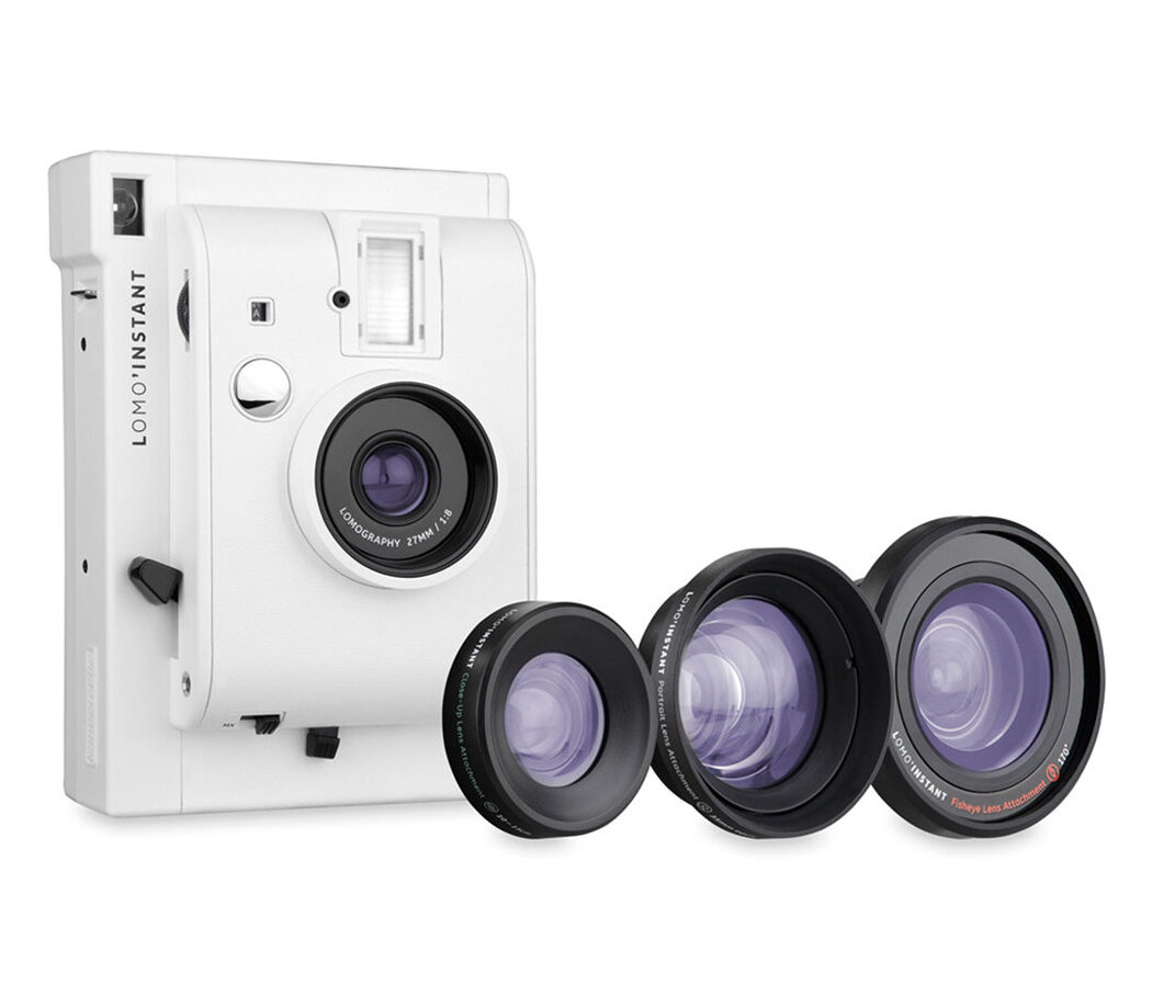 Камера моментальной печати Lomography Lomo'Instant White + 3 Lenses, LI800W