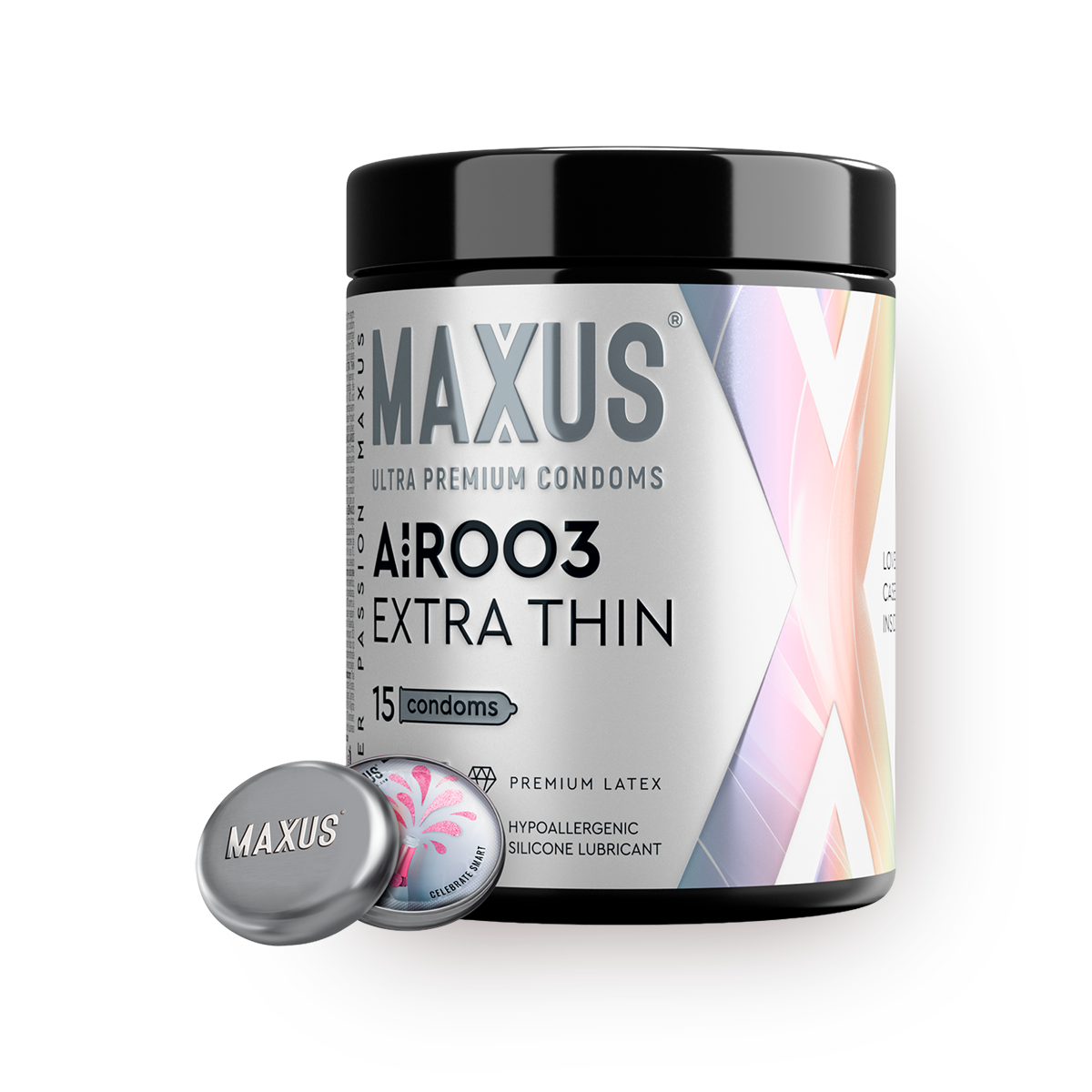 Презервативы Maxus 003, ультратонкие, силиконовая смазка, 15 шт