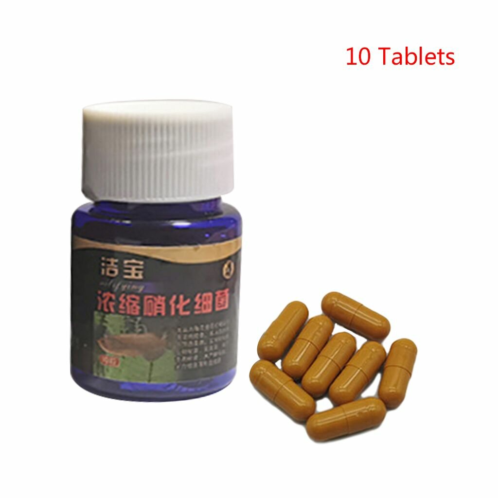 (1 флакон) Капсулы с нитрифицирующими бактериями для аквариума-10 капсул