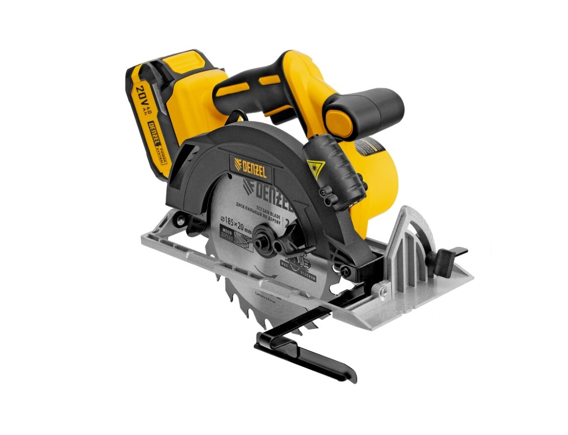 Пила циркулярная Denzel CCSH-BL-20-185 (27409)