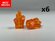 MOC BRICKS Кристаллы 1x1, Оранжевый, NO.12