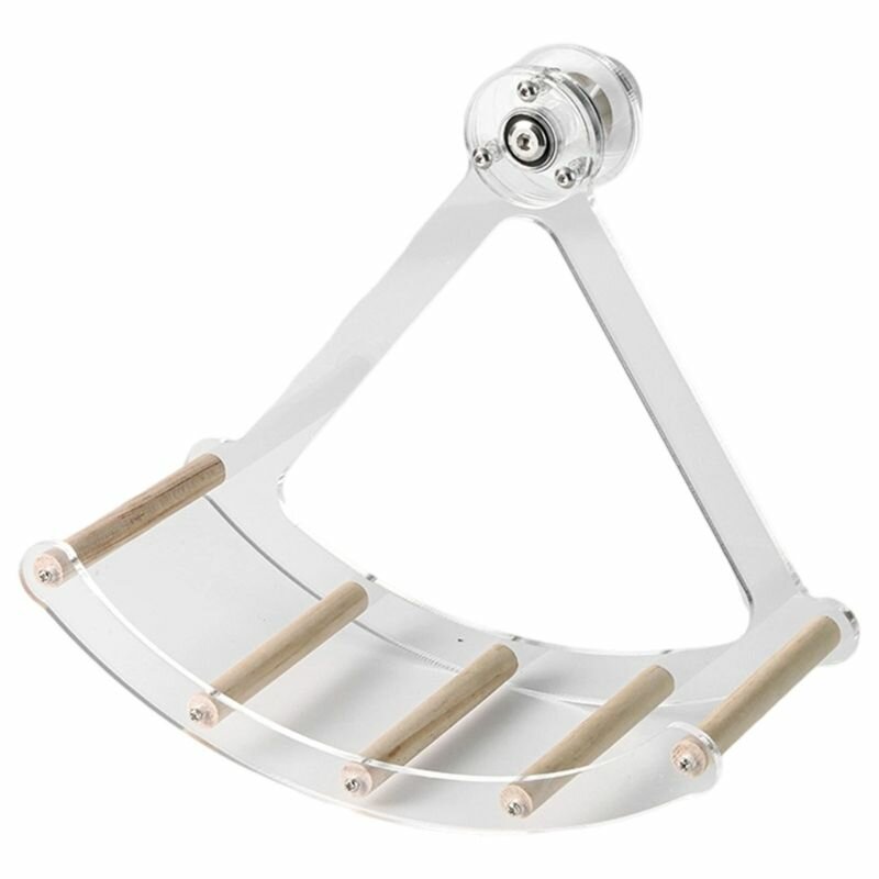 Бесшумное беговое колесо Parrot, игрушка с бесшумным колесом, подходящая для черепах, хомяков и птиц-Corsair деревянная стоячая палка-L