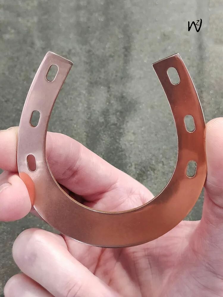 Подкова медная на дверь на счастье, 7 см Талисман удачи и благополучия Русский традиционный оберег для дома Подарок на новоселье