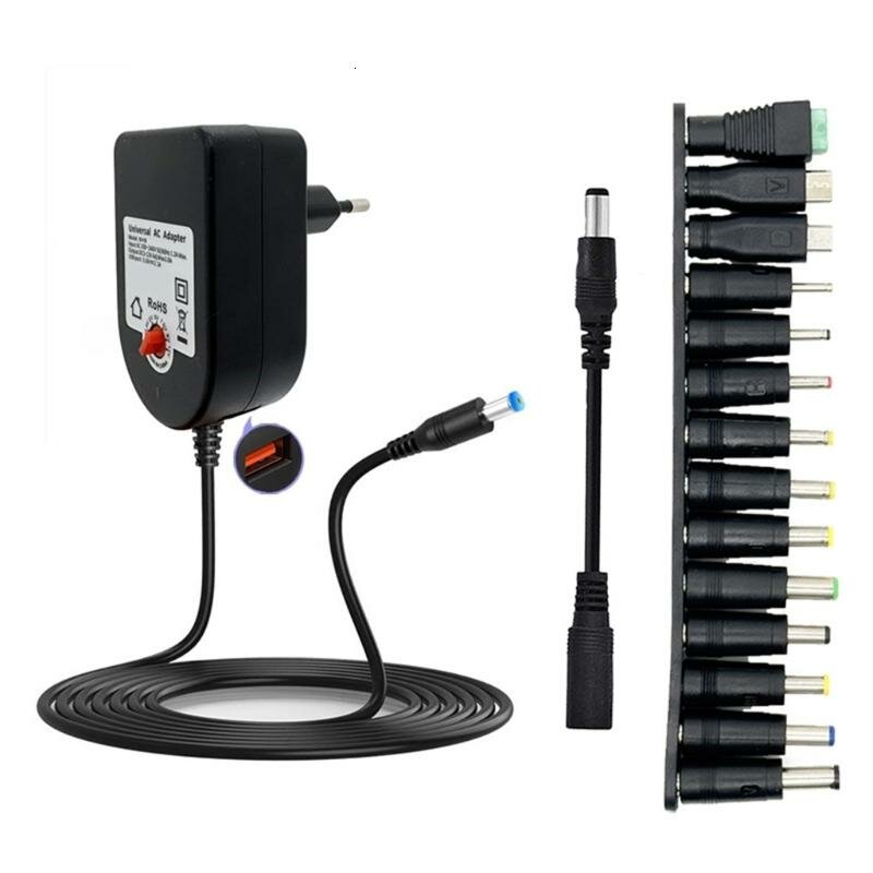 Адаптер питания 36 Вт, 3–12 В, AC 100–240 В в DC 5521