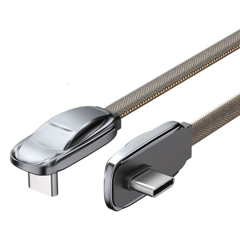 Кабель USB-C L-образный, 240 Вт, 1m