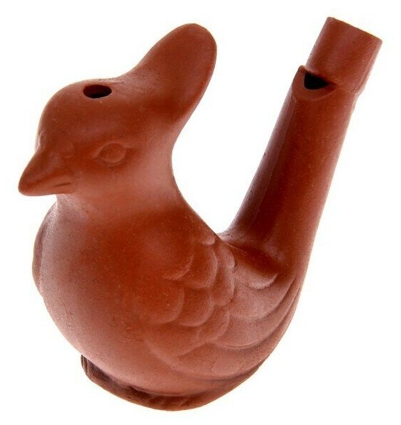 Свистулька 'Птичка с хохолком'