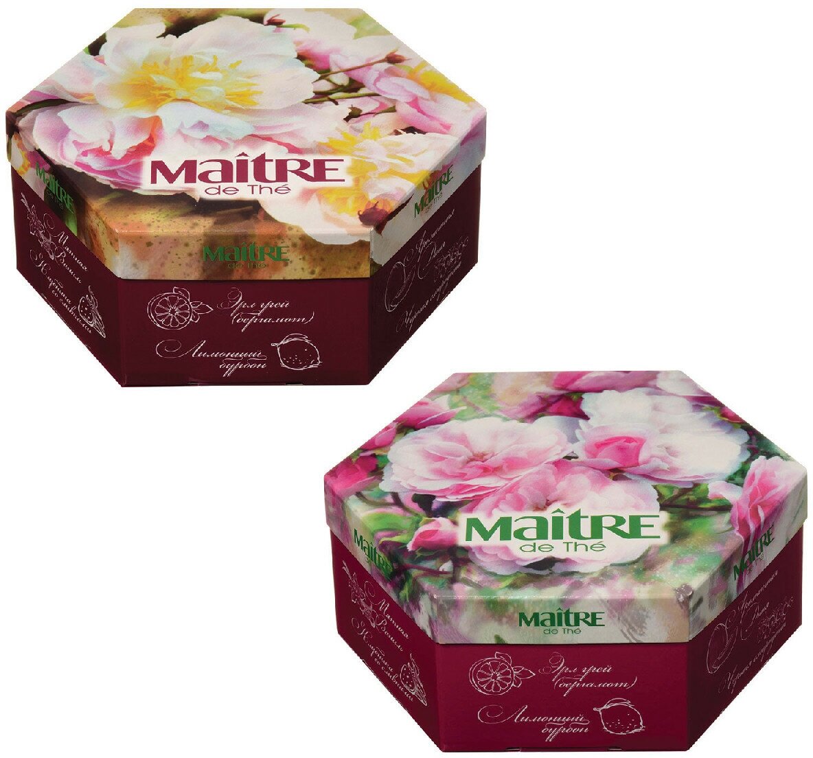 Чай MAITRE de The (Мэтр) "Цветы", 12 вкусов, 60 пакетиков в конвертах, 120 г, баж 082
