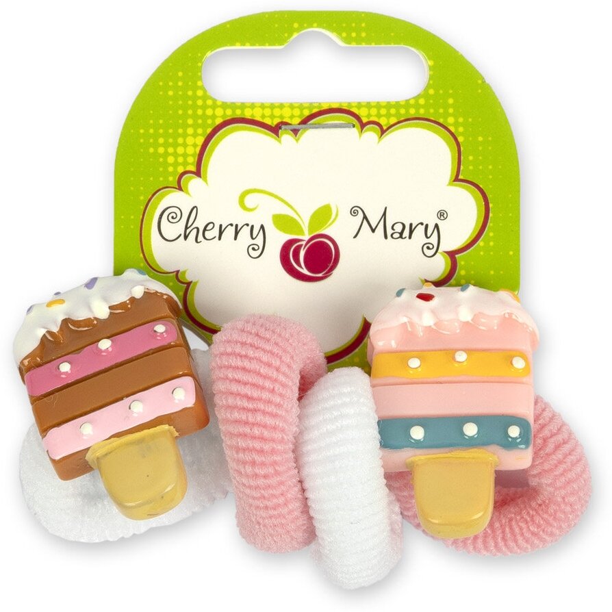 CHERRY MARY R6125 Набор резинок для волос 4 шт №01 ассорти удобных эластичных резинок
