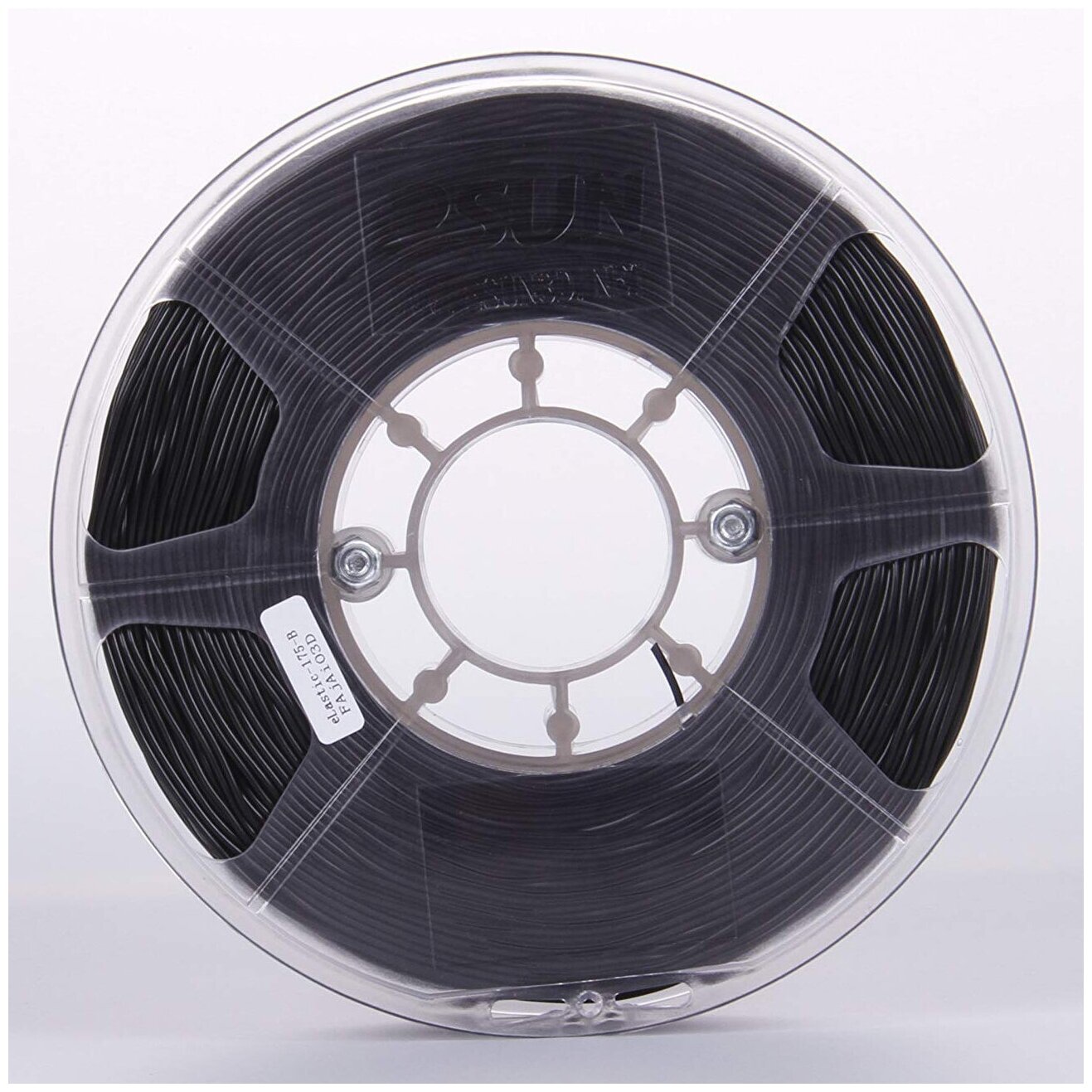 Катушка (TPE-83A) eLastic-пластика ESUN 1.75 мм 1кг, черная