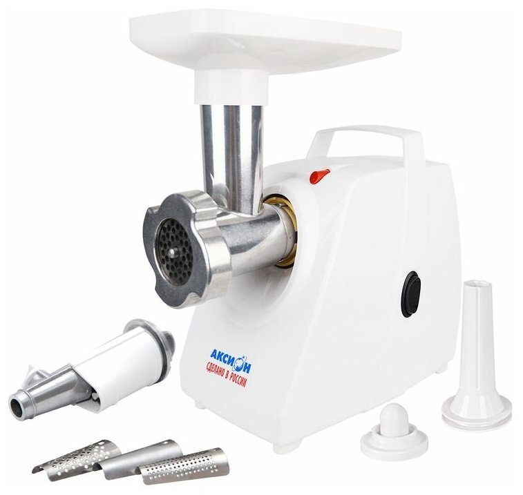 Мясорубка аксион М34.04 белый