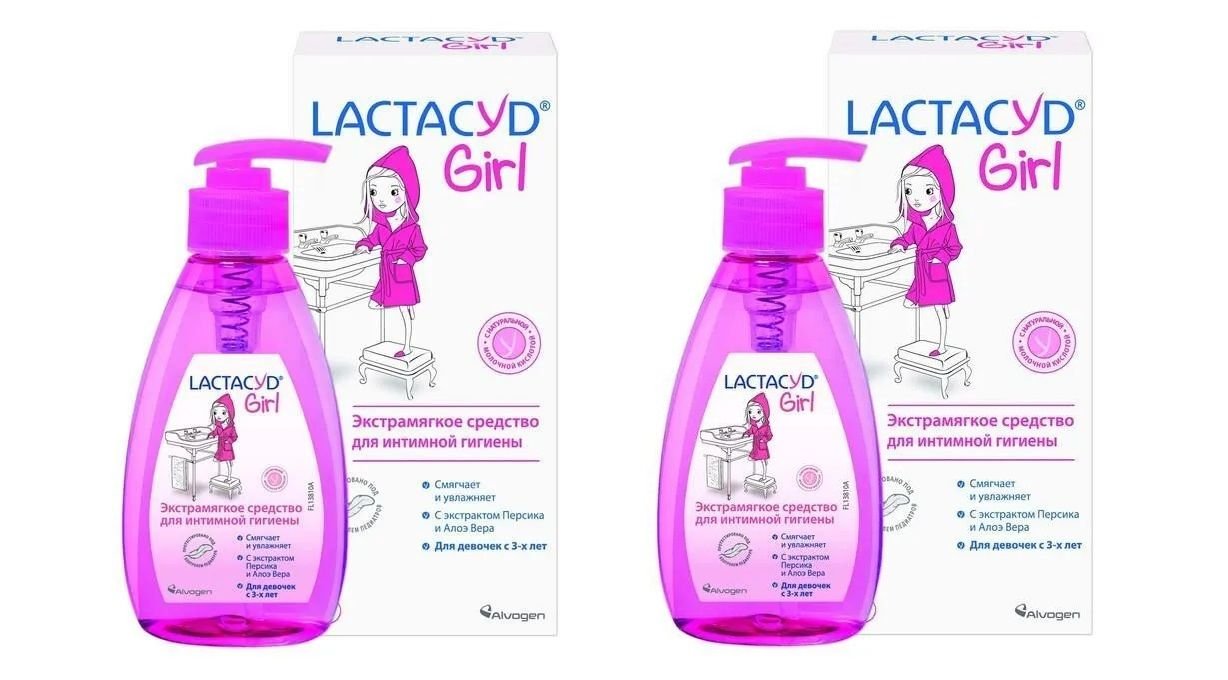 LACTACYD средство для интимной гигиены для девочек 200мл
