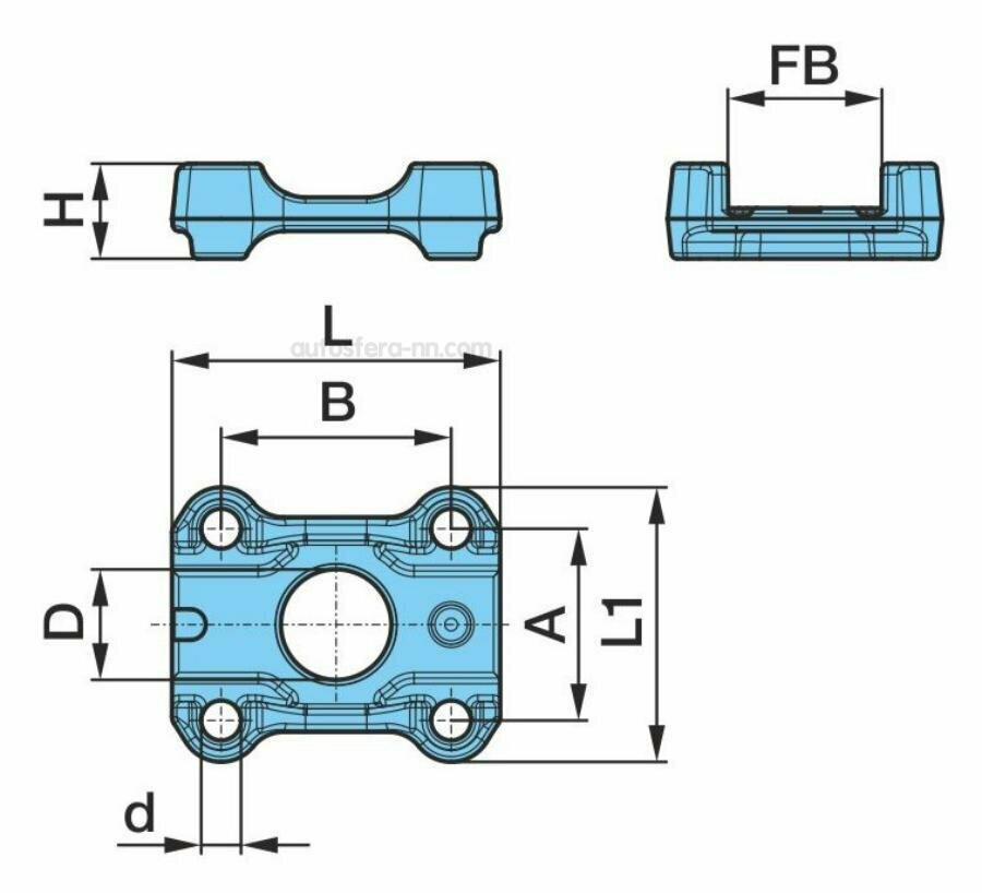 BPW 0303227620 пластина ! крепления рессоры \BPW