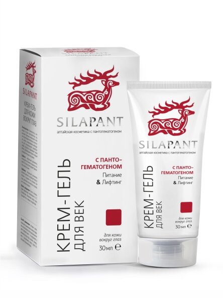 Крем-гель Силапант с пантогематогеном для кожи вокруг глаз питание и лифтинг 30 мл