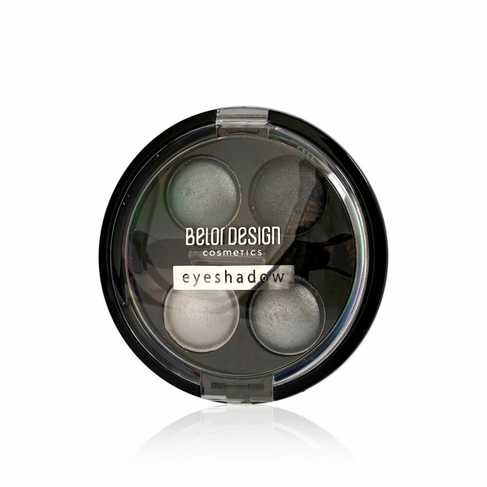 Тени для век Belor Design Delicate 4 цвета 45, 4,1 г