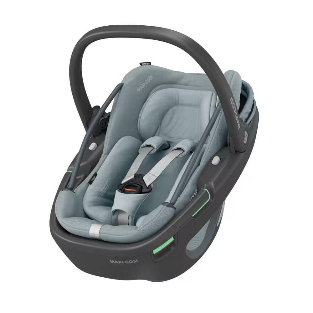 Maxi-Cosi Coral 360, автолюлька до 1 года гр.0 (0-13 кг), цвет Essential Grey
