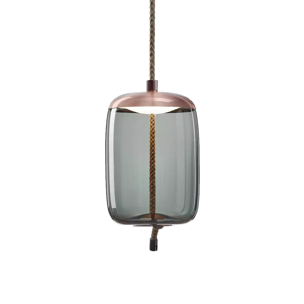 Подвесной светильник Delight Collection Knot Knot B copper/blue 9966P/B copper/blue, Голубой, LED, 1 x 5 Вт.