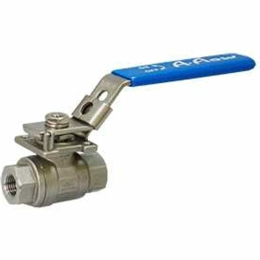 Шаровой кран A-Flow Ду 15мм, подсоединение G 1/2" VBZU-15-FG