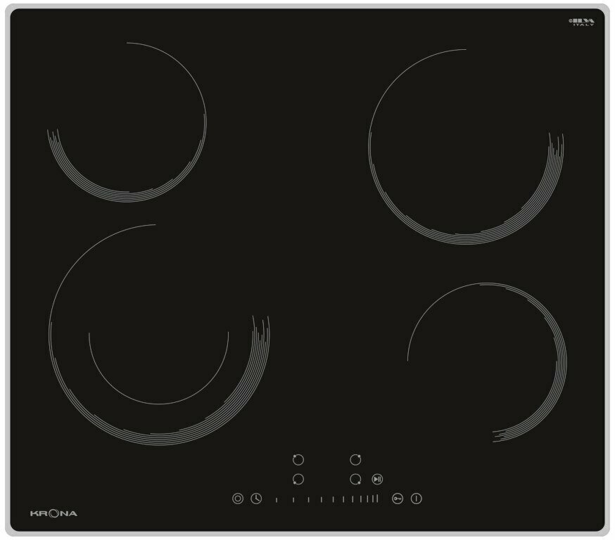 Электрическая варочная панель Krona Orsa 60 BL/S