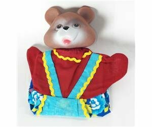 Русский стиль Кукла-перчатка Медведица арт.11104 с 3 лет