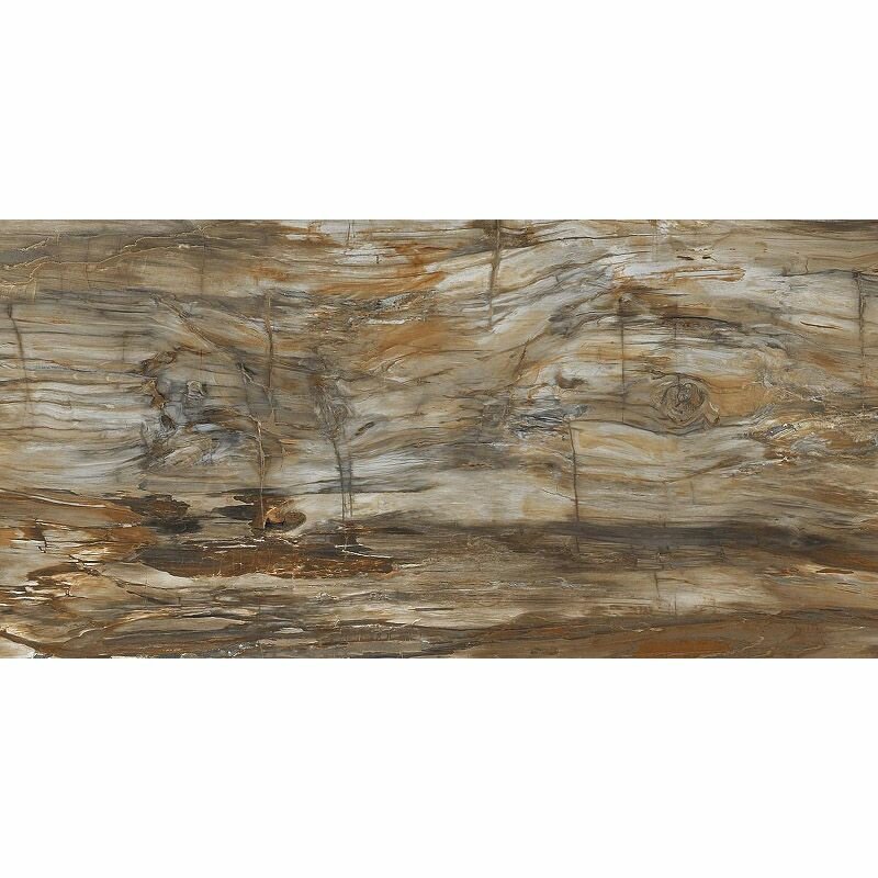 Керамогранит Art Ceramic (Арт Керамик) Arty Brown 60x120 см, глянцевый High Gloss