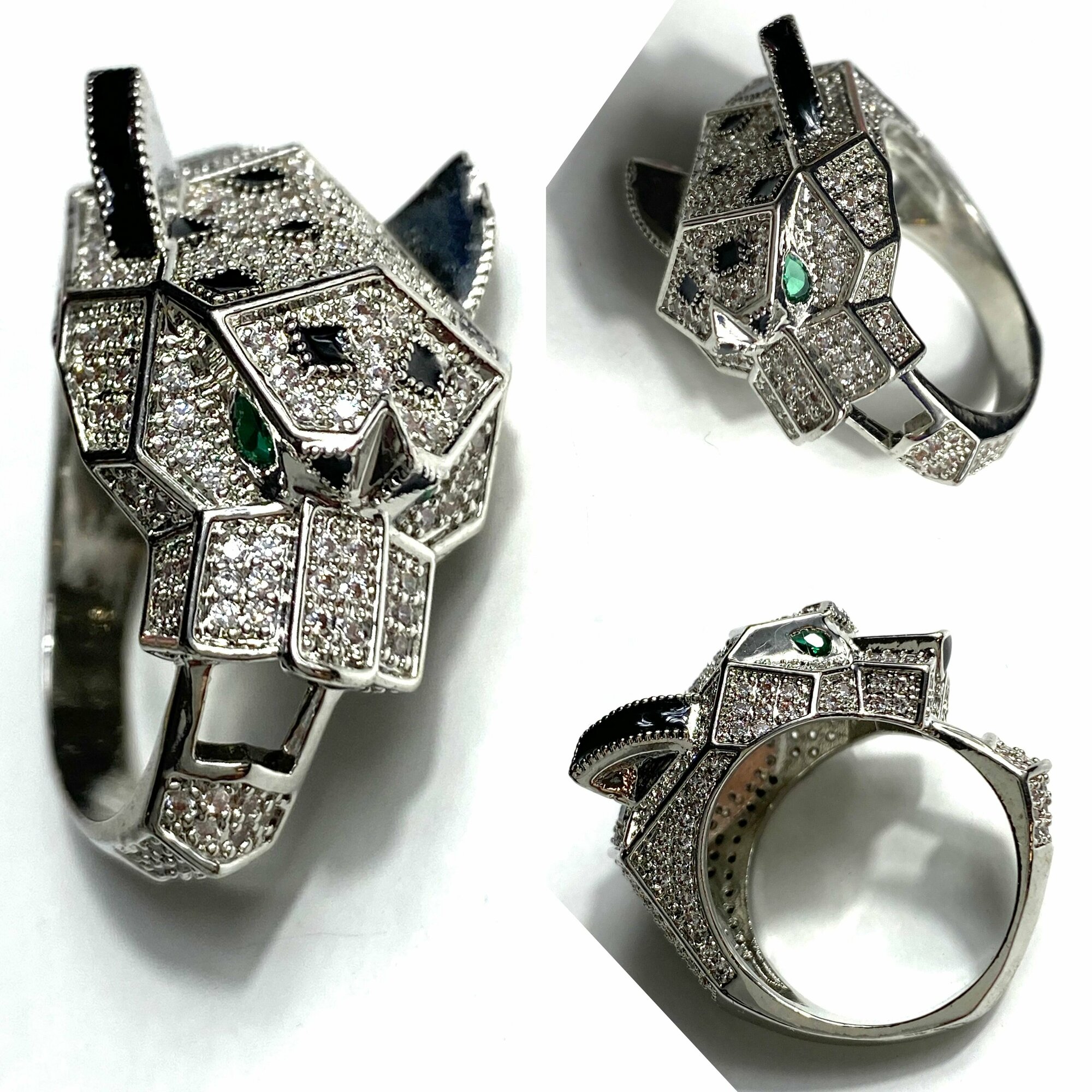 Кольцо, кристалл, эмаль