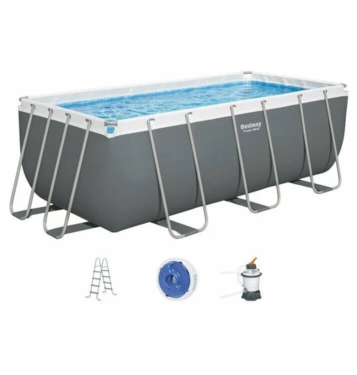 Каркасный бассейн Bestway Power Steel 412х201х122см, 56457