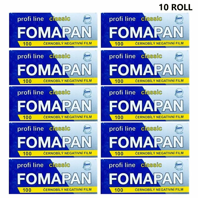 FOMAPAN Classic 100 Черно-белая пленка 120 10Rolls