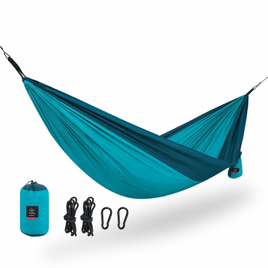 Гамак 2-местный Naturehike Ultralight NH21DC011 340T, синий, 6927595713594