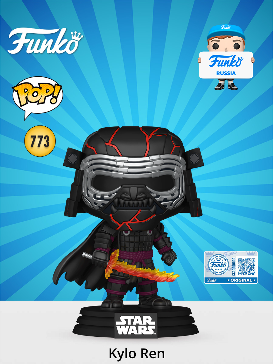 Фигурка Funko POP! Bobble Star Wars SWI Convention Kylo Ren (Exc) (773) 85189