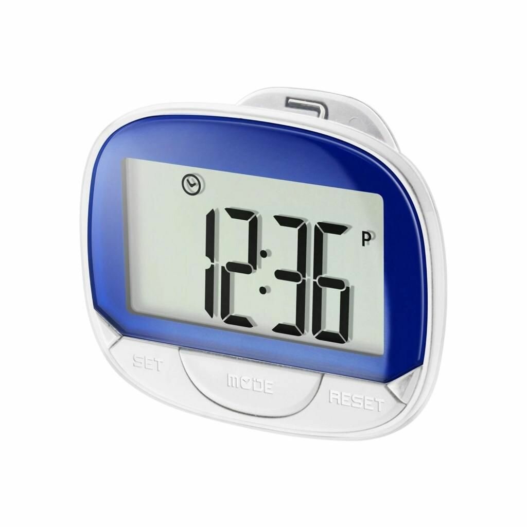 Водонепроницаемый шагомер с энергоэффективной батареей для активного отдыха, Синий