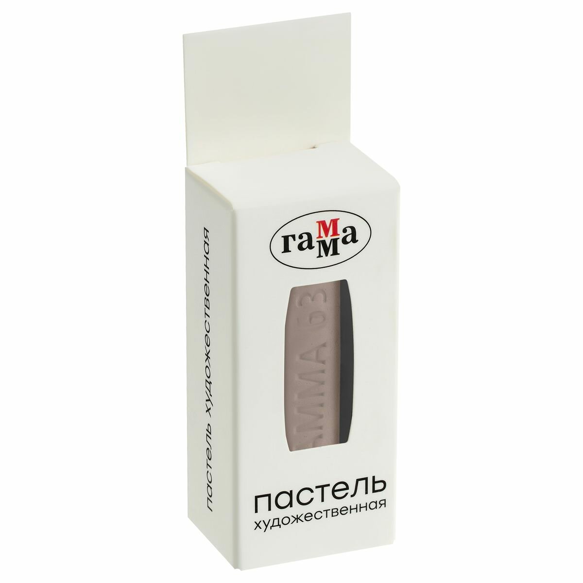 8 шт. Пастель художественная Гамма, мускатный орех № 632, штучная, картон. упак.