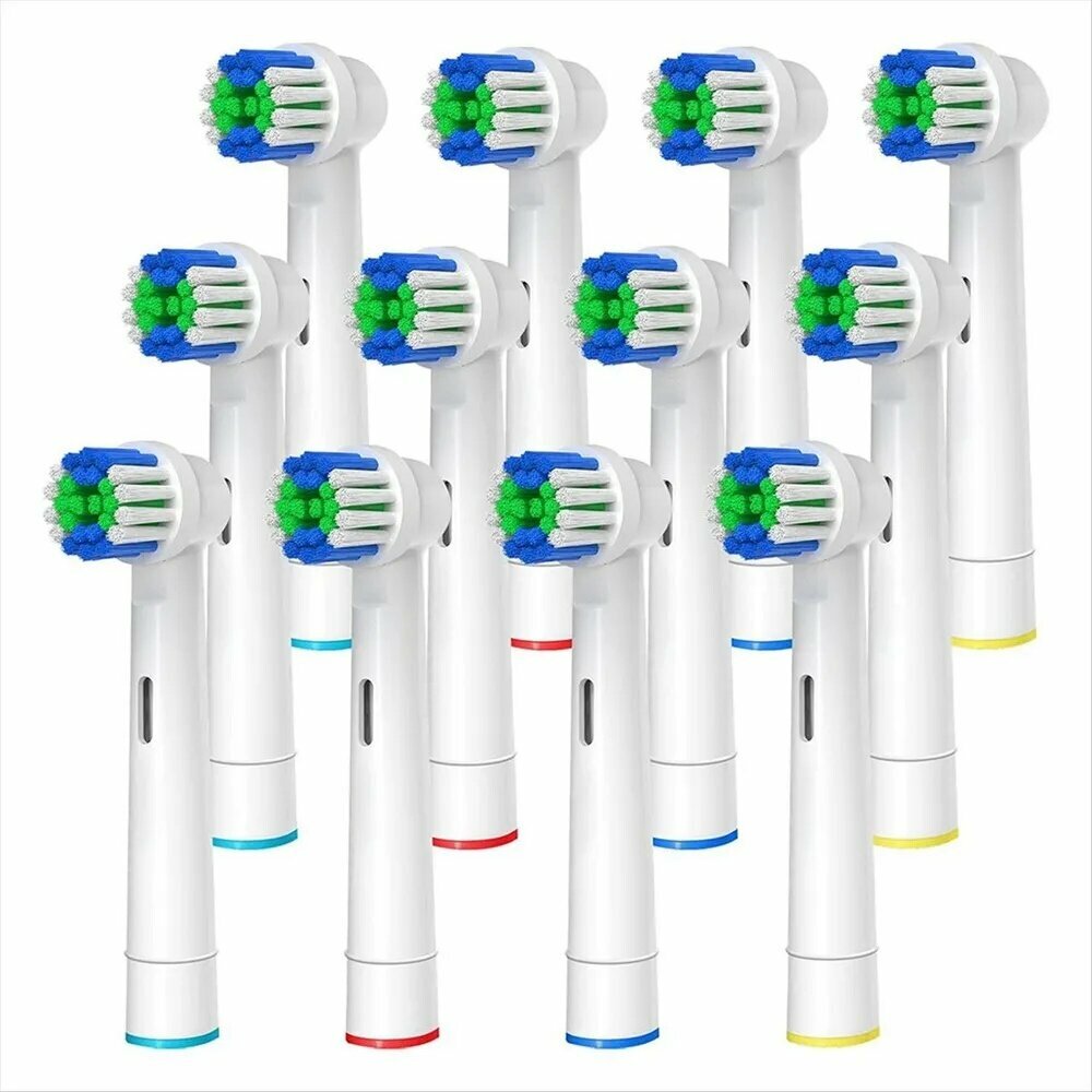 12 сменных насадок для зубных щеток Oral B Braun 7000/Pro 1000/9600/500/3000/8000