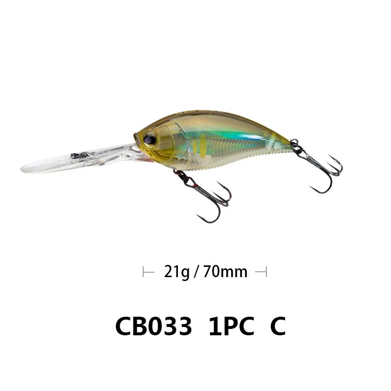 Billings Inner Laser Deep Diving Wobbler 7см/21г 1pcs 3