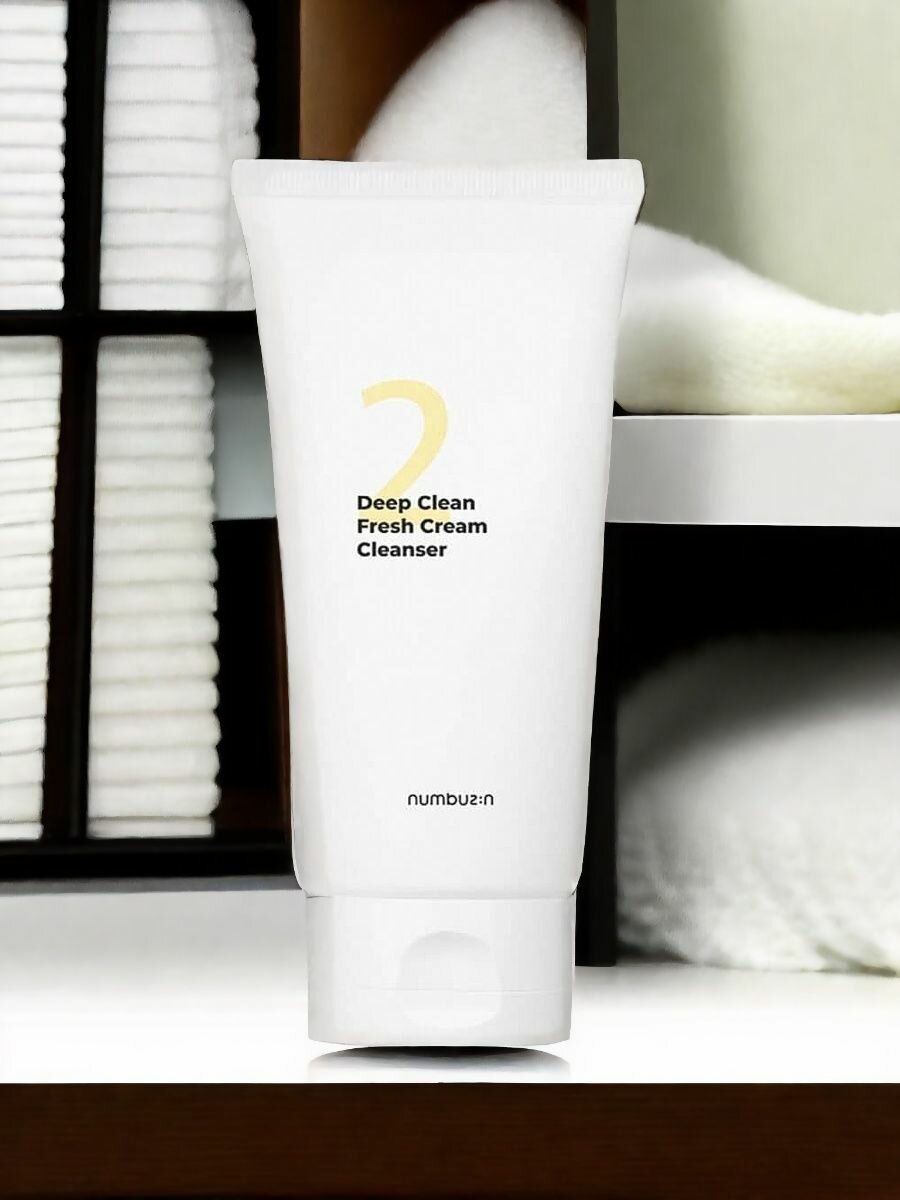 Numbuzin / Кремовая пенка для очищения No. 2 Deep Clean Fresh Cream Cleanser 120 мл11