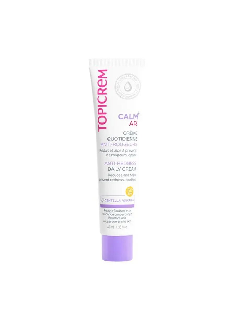 Крем против покраснений дневной SPF50 Calm+ AR Topicrem/Топикрем туба 40мл