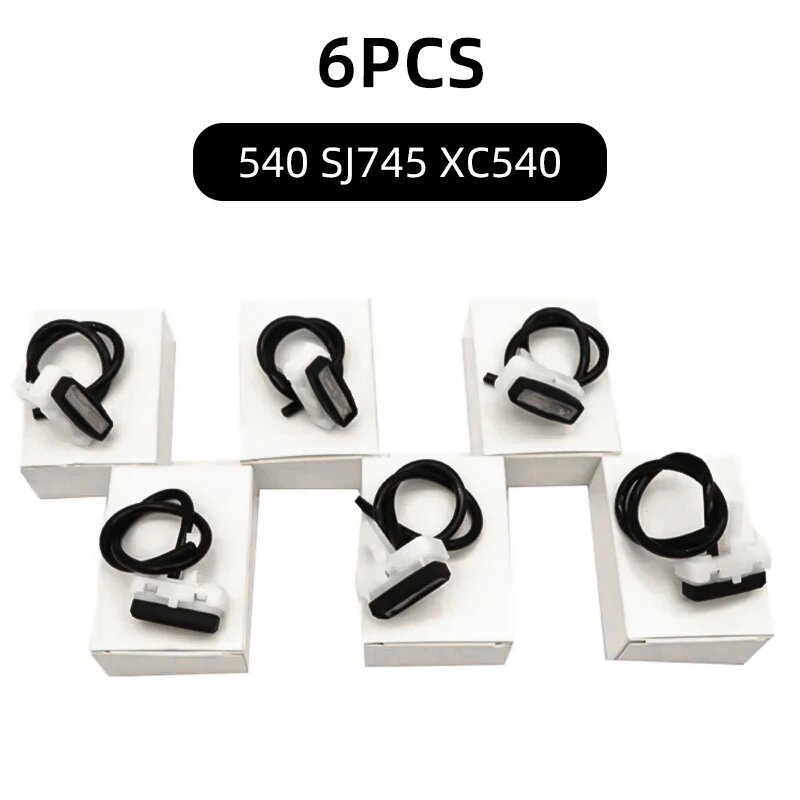 Крышка печатающей головки Dx4 XiongCai Черный, 6PCS